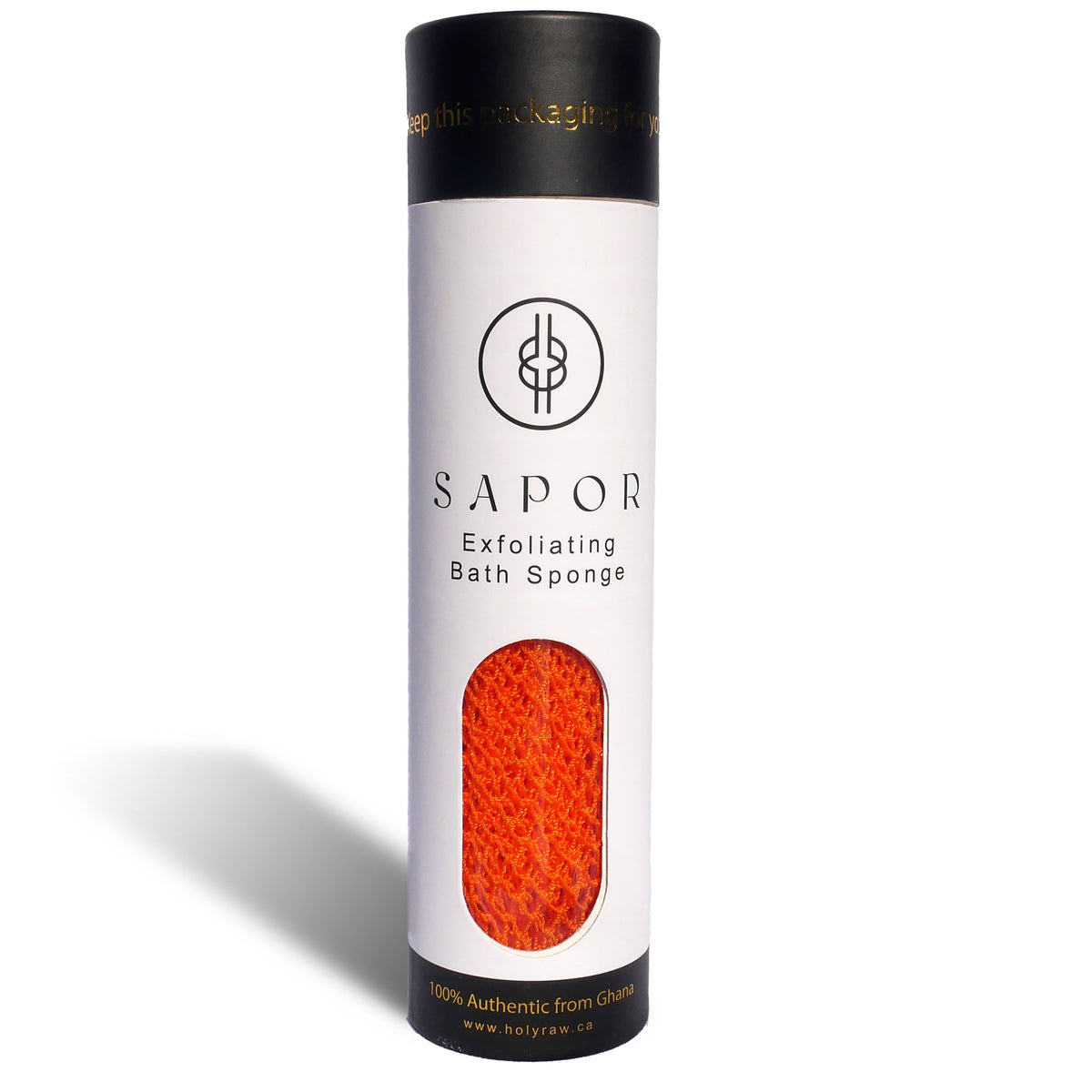 SAPOR - Exfoliating Bath Sponge | Holy Raw - 100% Authentic